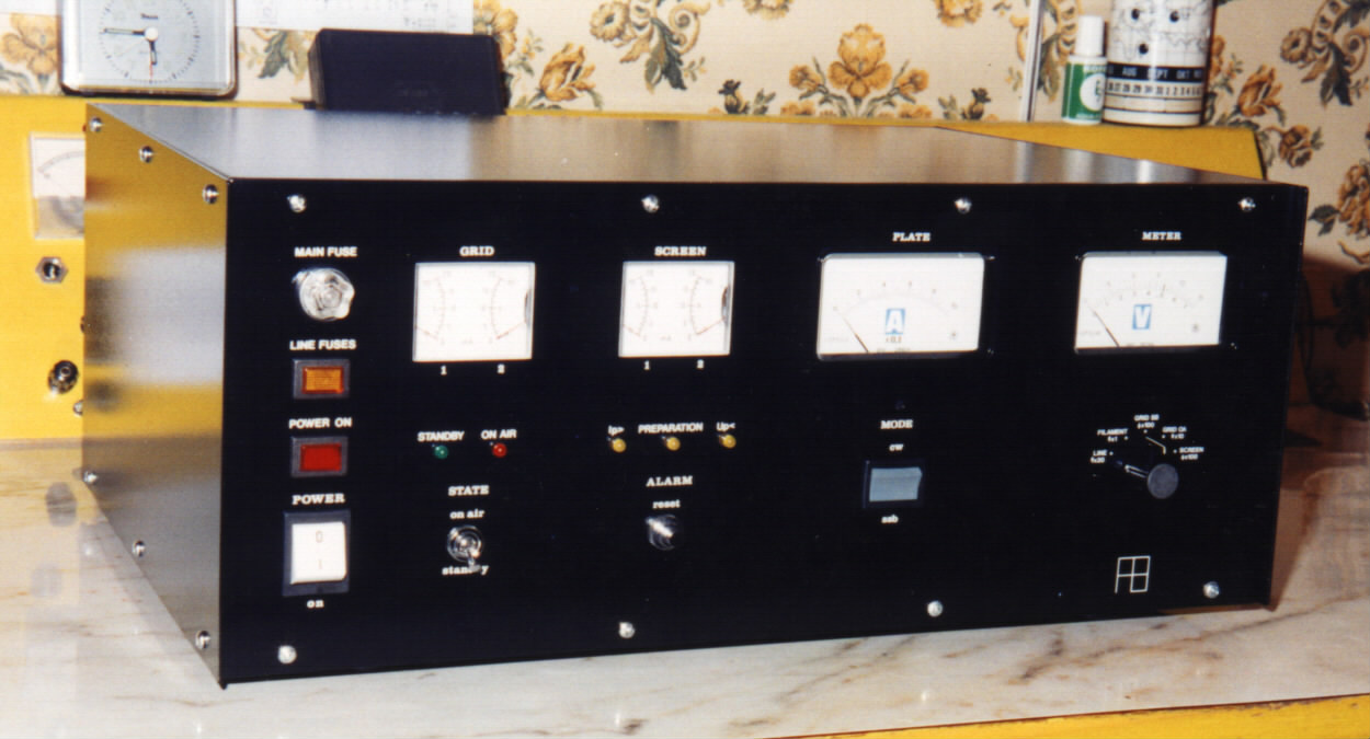 "Low" voltage power supply & Control logic - front view